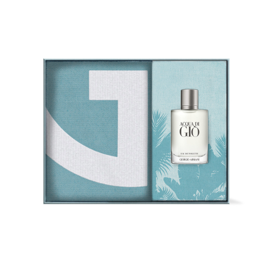 Coffret Acqua di Gio Eau de Toilette et Serviette de Plage Beauty Julia