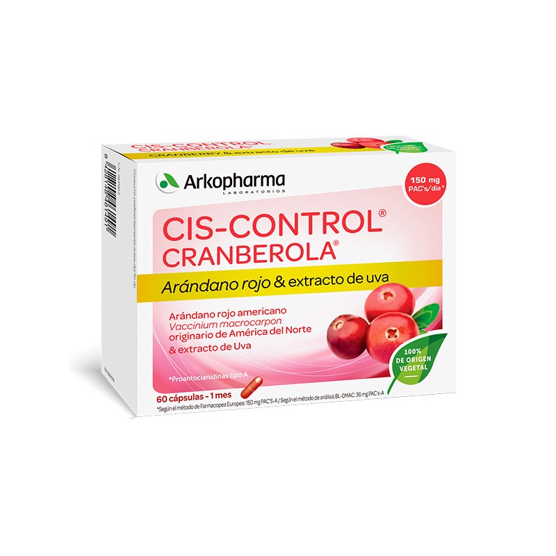 CIS-CONTROL Cranberola 60 Cápsulas de Arkopharma