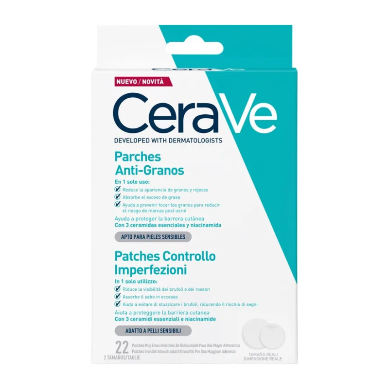Patchs anti-boutons et anti-imperfections 22 unités de Cerave
