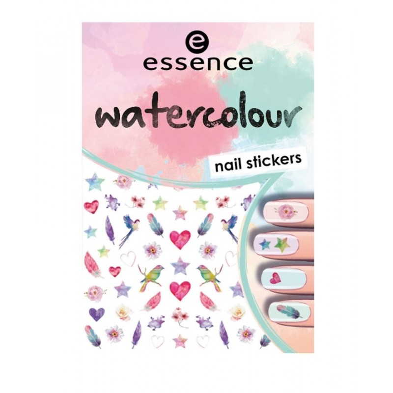 Watercolor Nail Art Stickers de Essence
