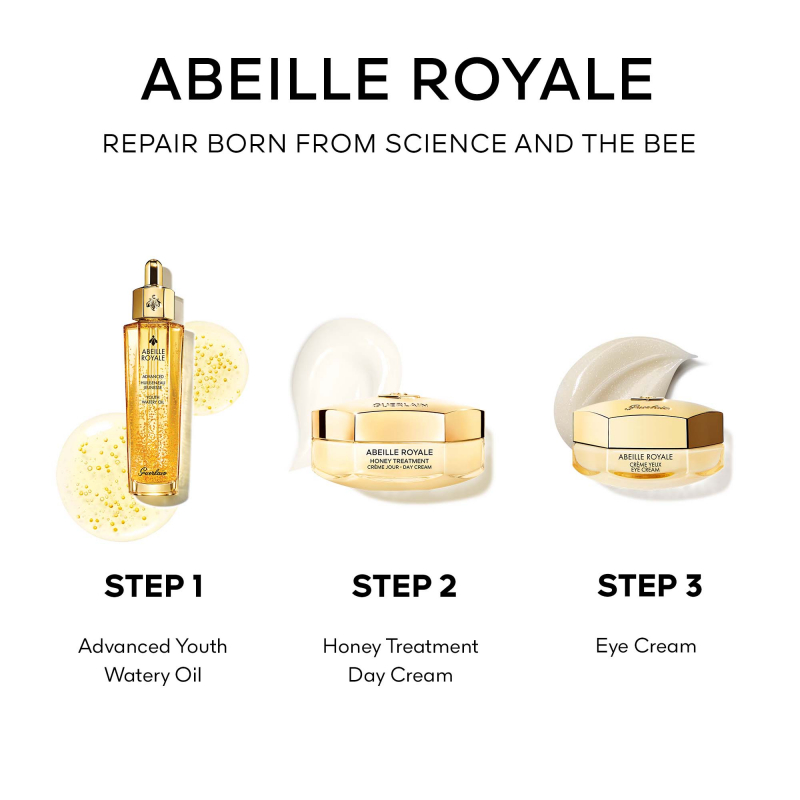 Coffret Abeille Royale Programme anti-âge Honey Treatment Crème de jour de Guerlain
