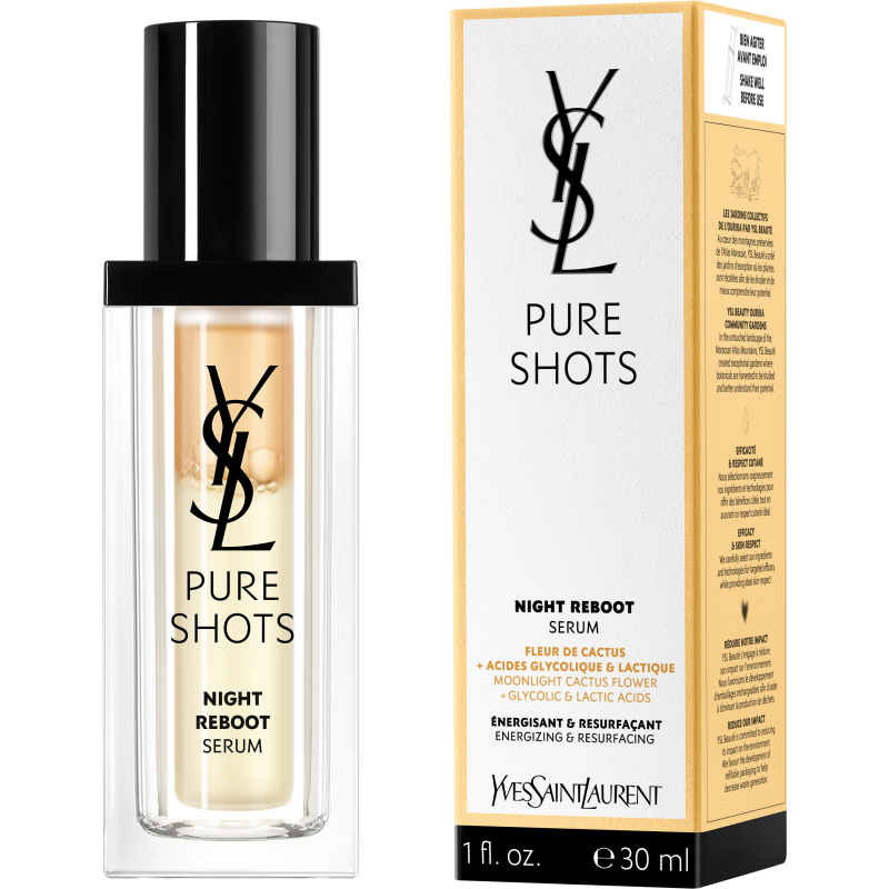 SÉRUM BIFÁSICO PURE SHOTS NIGHT REBOOT R23 de Yves Saint Laurent