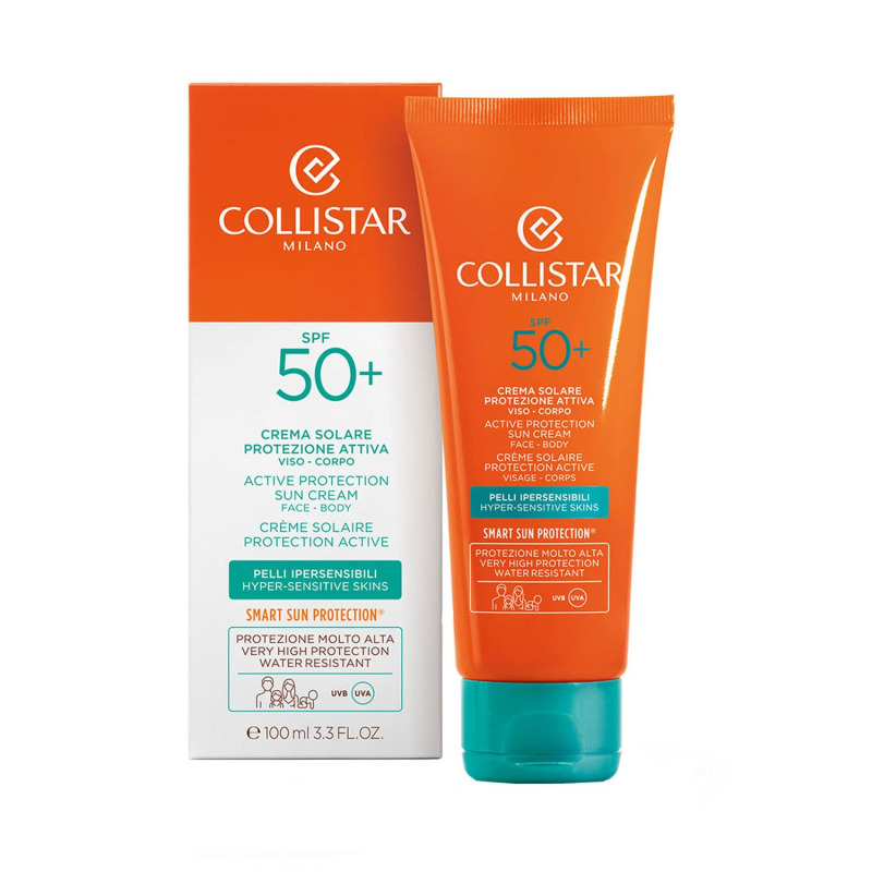Creme Protetor Solar Rosto-Corpo Proteção Ativa Spf50+ de Collistar