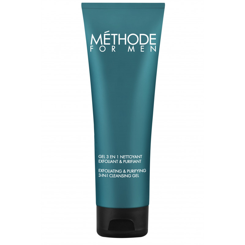 Méthode For MEN Gel 3 en 1 Nettoyant Exfoliant & Purifiant 125 ML de ...