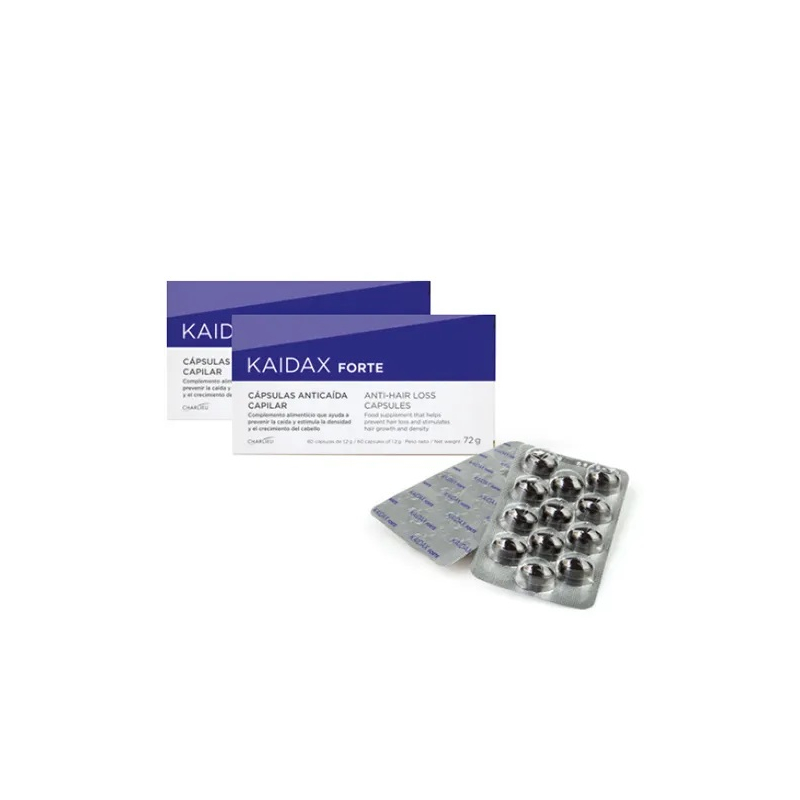DUO KAIDAX FORTE 60+60 CÁPSULAS ANTICAÍDA 2ªUNIDAD AL 50% de Topicrem